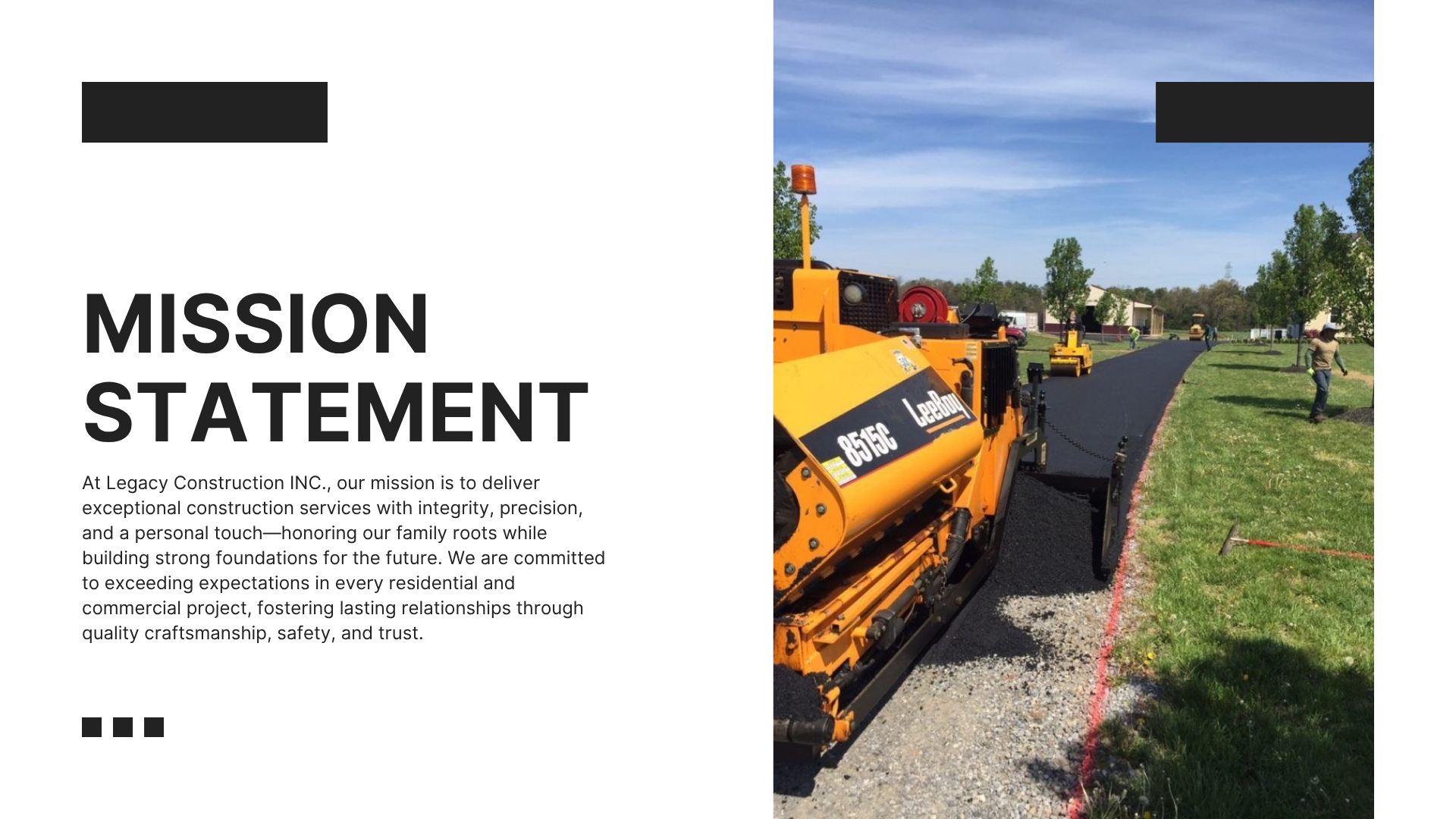 Legacy Construction INC – Legacy Construction Inc